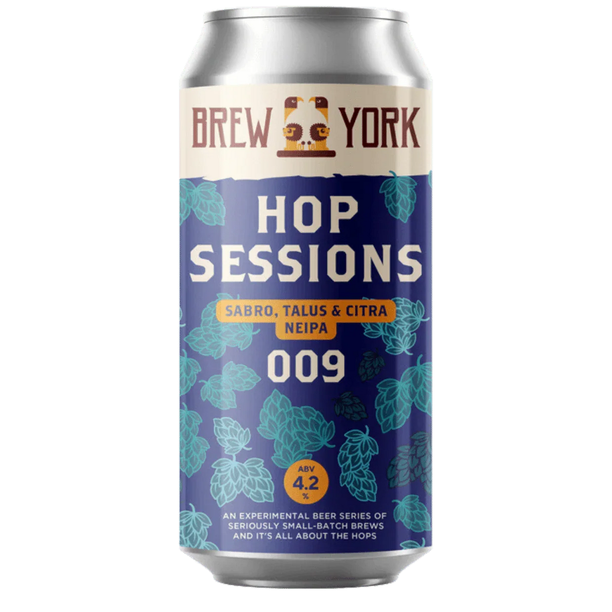 Brew York Hop Sessions 009 Sabro, Talus & Citra NEIPA 440ml (4.2%) – indiebeer