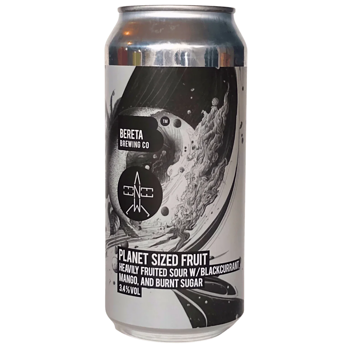 Bereta x Elmeleven Collab Planet Sized Fruit Smoothie Sour 440ml (3.4% – indiebeer