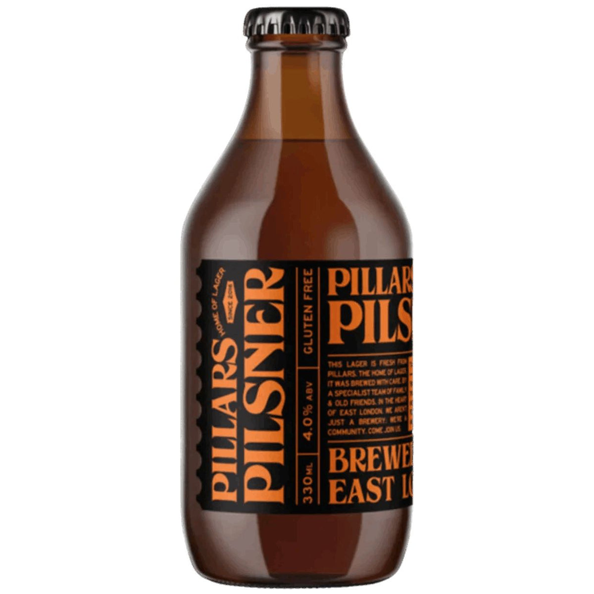 Pillars Pils Lager 330ml (4%) – indiebeer