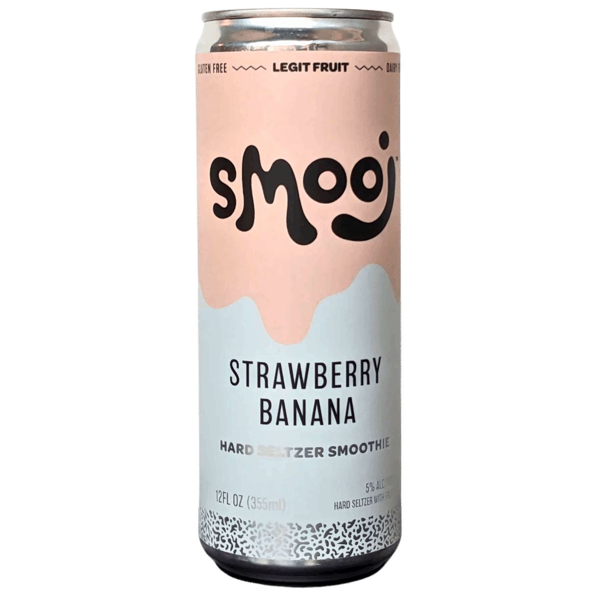 Smooj Strawberry Banana Hard Seltzer Smoothie 250ml (5%) – indiebeer
