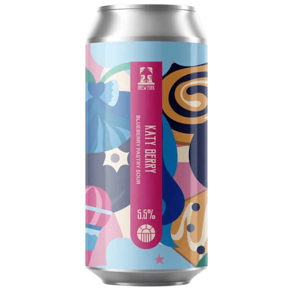 Brew York Katy Berry Blueberry Pastry Sour 440ml (5.5%) – indiebeer